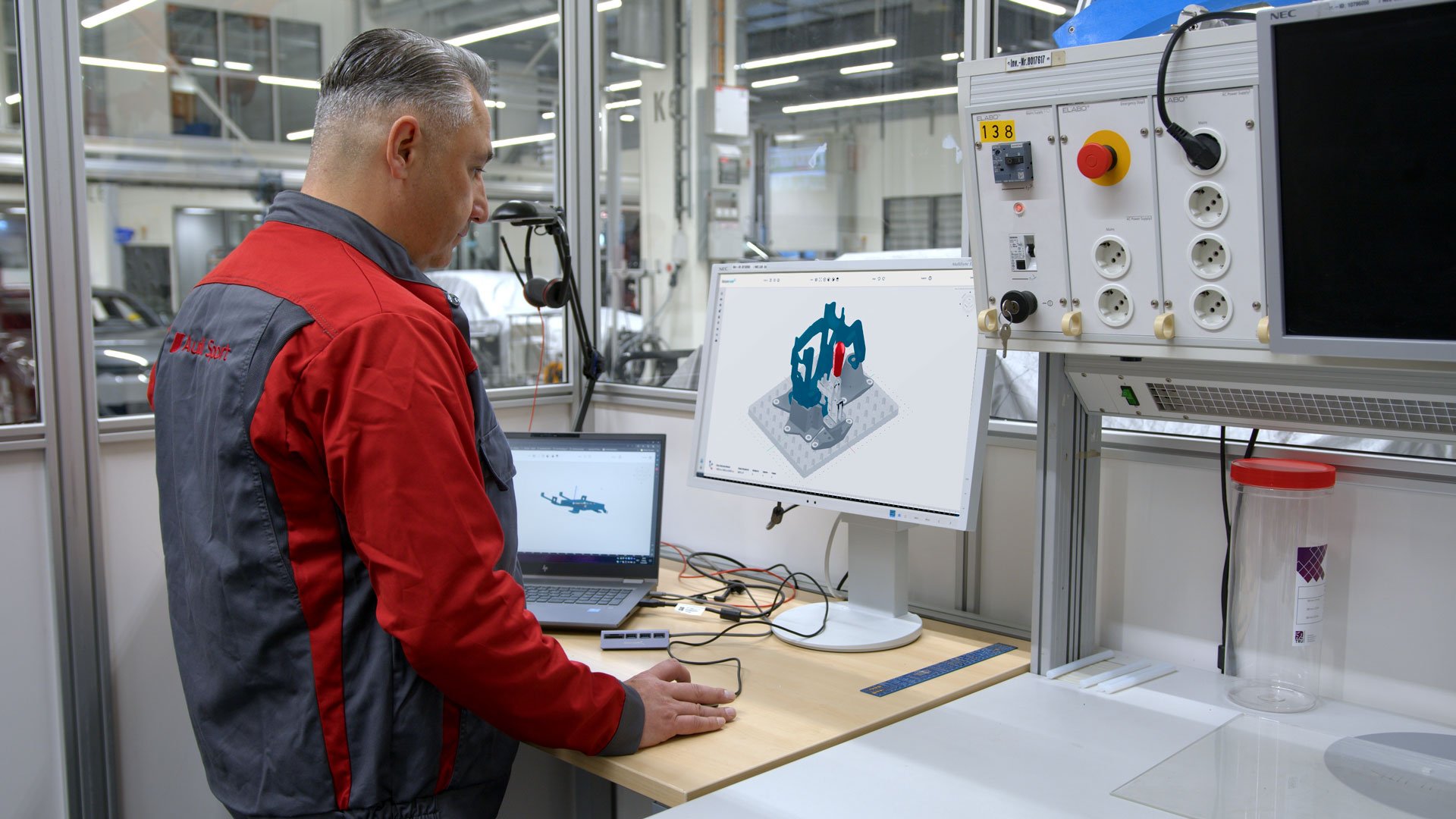 Audi Sport: Designing fixtures in minutes for 3D printing